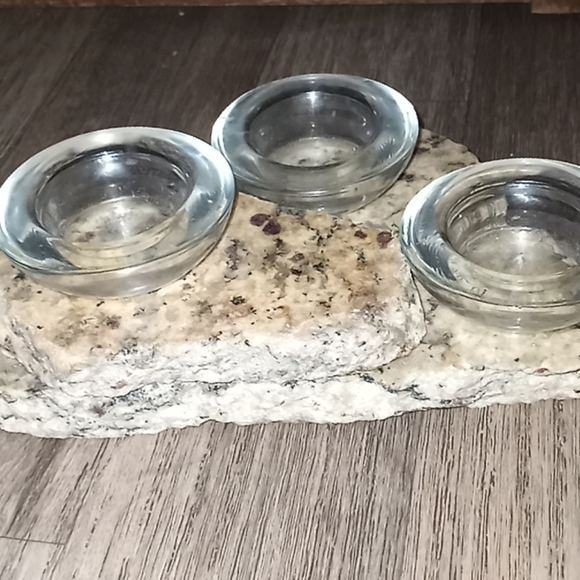Accents | Handmade Granite Candle Holder | Poshmark